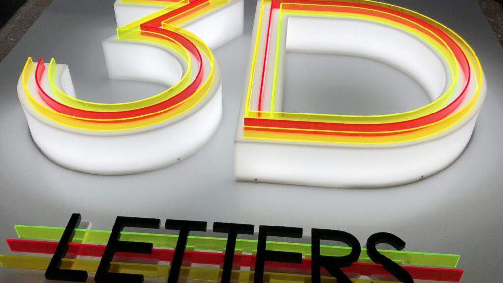 Design Trends: The Power of 3D Acrylic Signage Letters